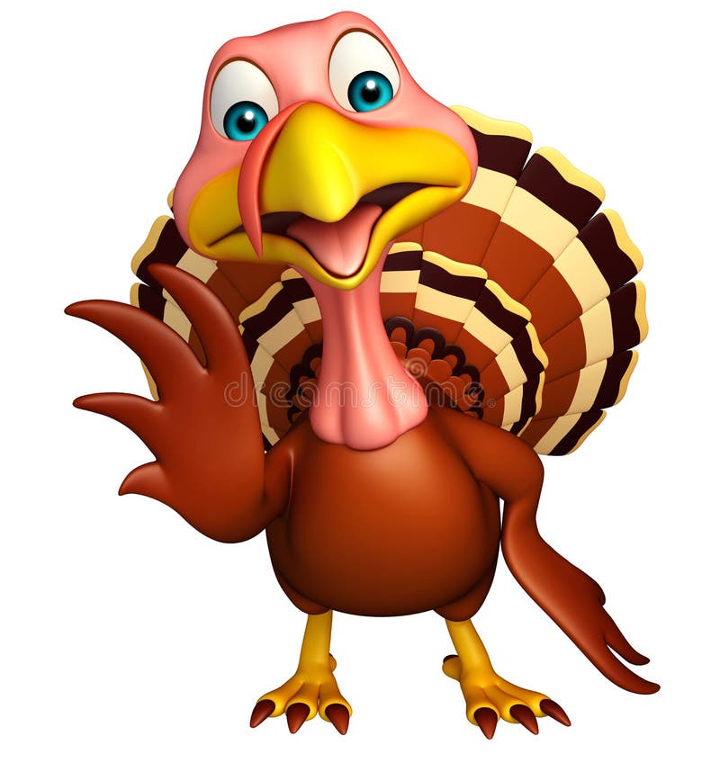 Turkey cartoon character stock illustration. Illustration of cartoon ...
