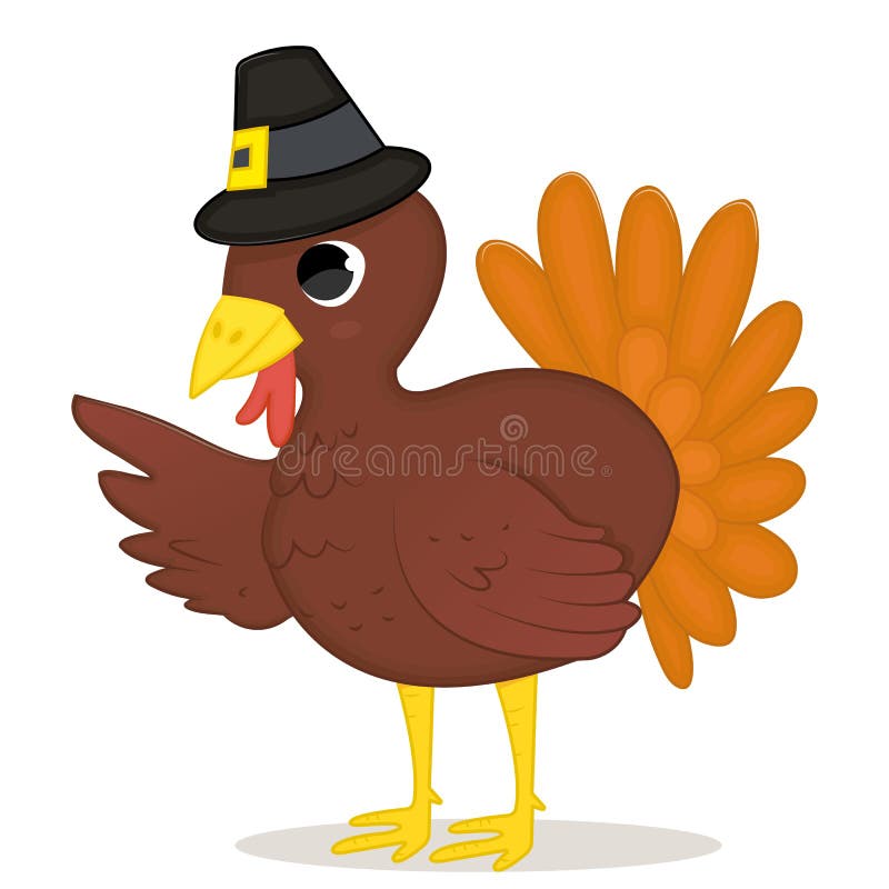 Turkey Character Vector, Thanksgiving Design Stock Vector ...