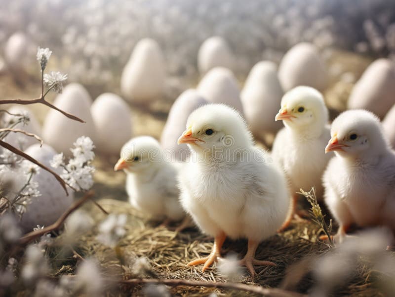 Turkey Chicks Made with Generative AI Illustration Stock Illustration ...