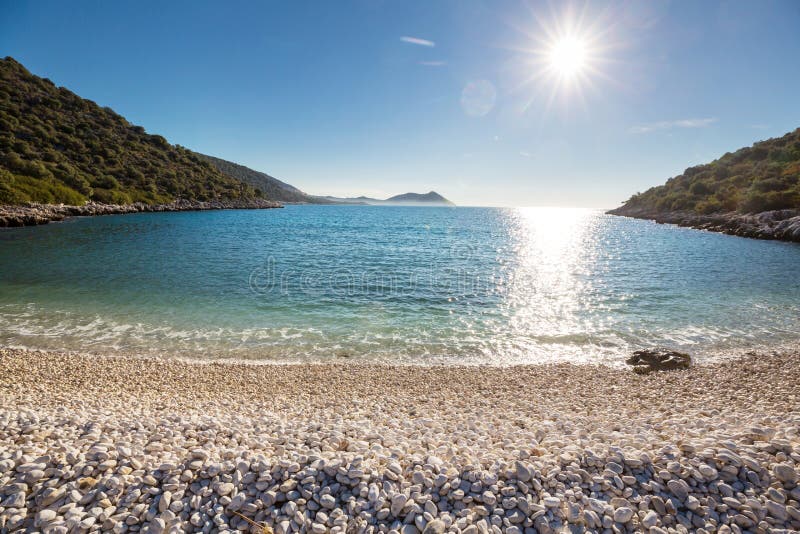 Turkey coast stock image. Image of mountains, destination - 219929001