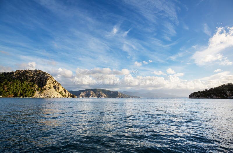 Turkey coast stock image. Image of turkey, travel, silhouette - 135239781