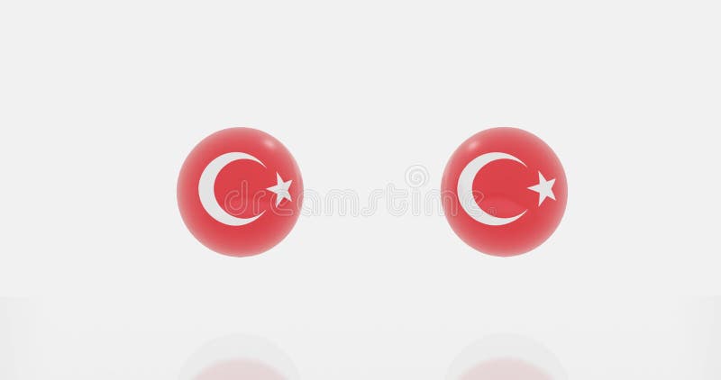 Turkey Countries Flag Icon or Symbols Stock Illustration - Illustration ...