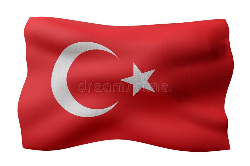 Turkey 3d flag stock illustration. Illustration of ankara - 200884936