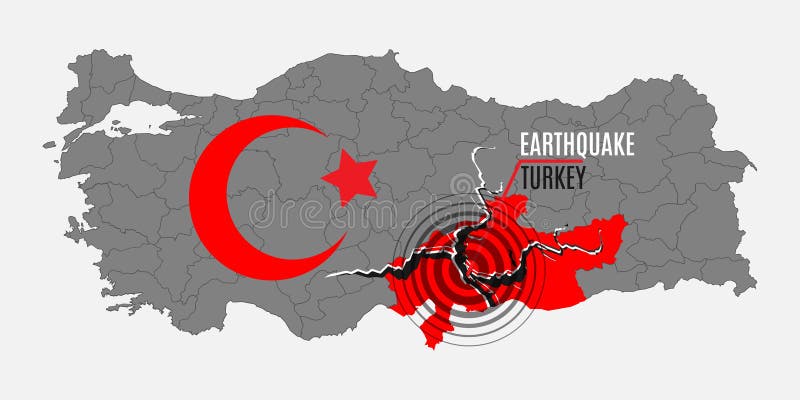 Turkey earthquake stock illustration. Illustration of graph - 271929080