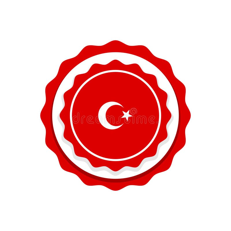 Turkey Element Independence Day Illustration Design Vector Stock Vector ...