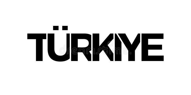 Turkey Emblem. the Design Features a Geometric Style, Vector ...