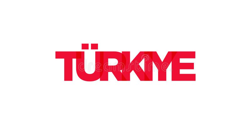 Turkey Emblem. the Design Features a Geometric Style, Vector ...