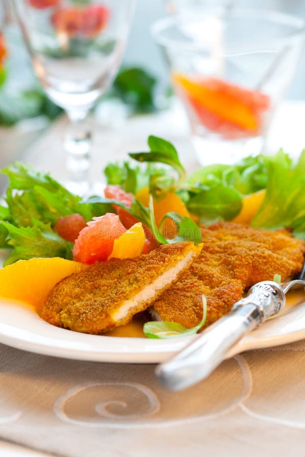 Turkey escalope stock photo. Image of fruit, citrus, healthy - 16681312