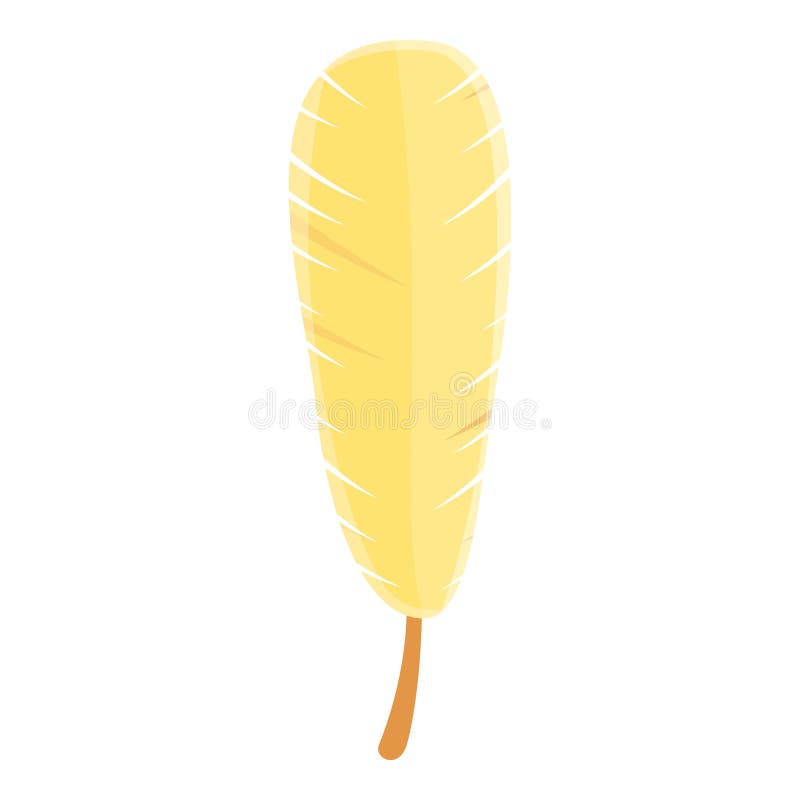 Turkey Feather Icon, Cartoon Style Stock Vector - Illustration of ...