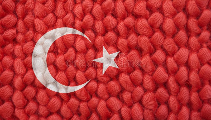 Turkey Flag. the National Flag of Turkey Stock Illustration ...
