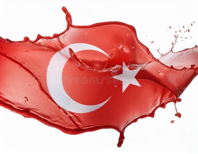 Turkey Flag. the National Flag of Turkey Stock Illustration ...
