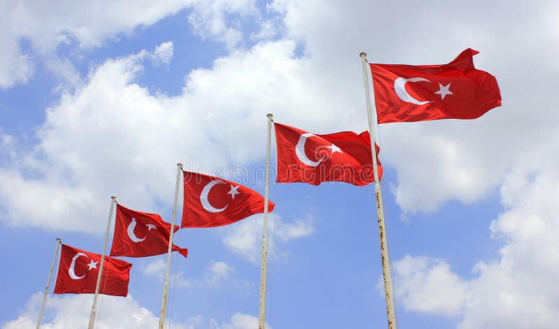 Turkey flags stock photo. Image of generated, patriotism - 31659880
