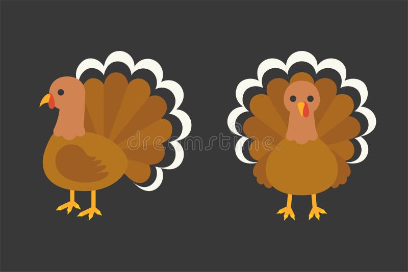 Turkey Illustration Front View Stock Illustrations – 361 Turkey ...