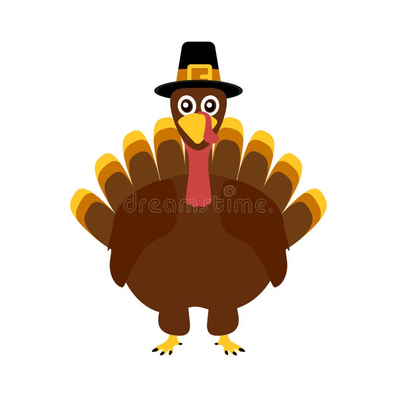 Funny Thanksgiving Turkey with Pig Stock Vector - Illustration of ...