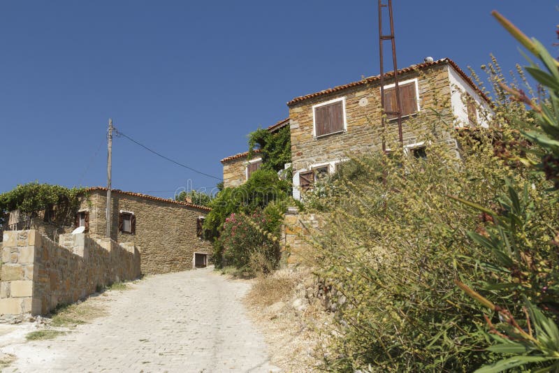 Turkey stock image. Image of town, gokce, rock, island - 104855559
