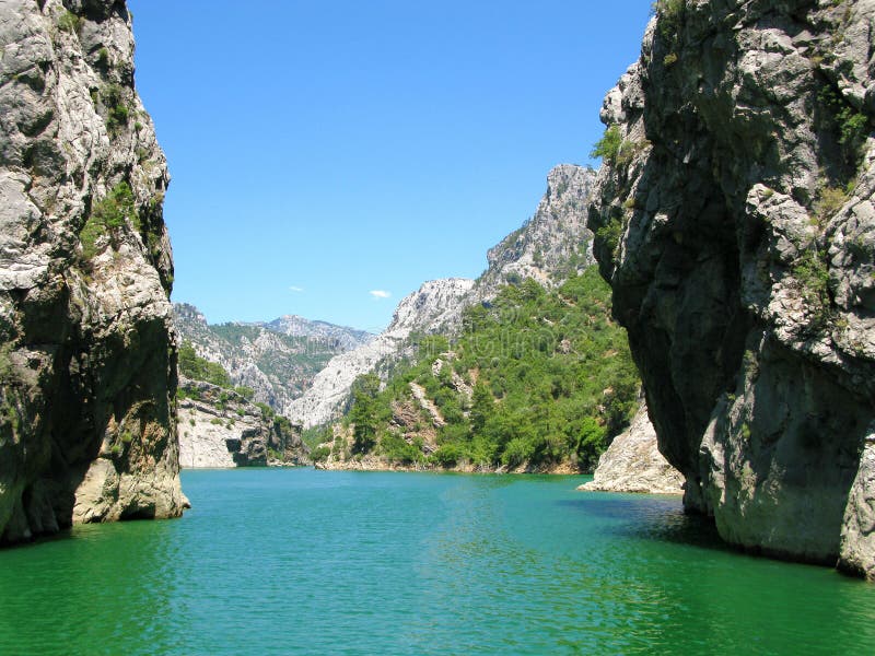 Turkey. Green Canyon stock image. Image of hill, cliff - 36064329
