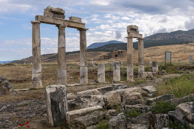 Turkey - Hierapolis - Gymnasium - Ruins of the Ancient Training Complex ...
