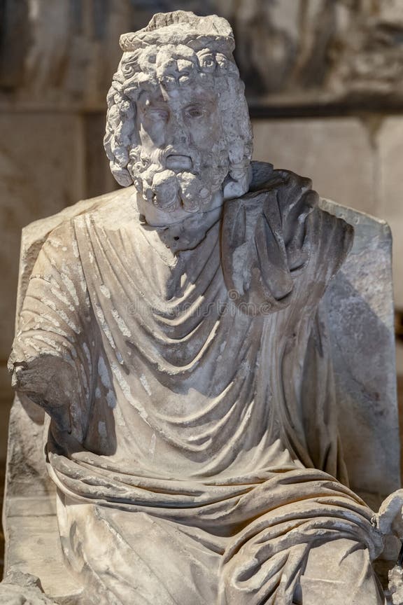 Turkey - Hierapolis - Hades Statue - Ruler of the Underworld Stock ...