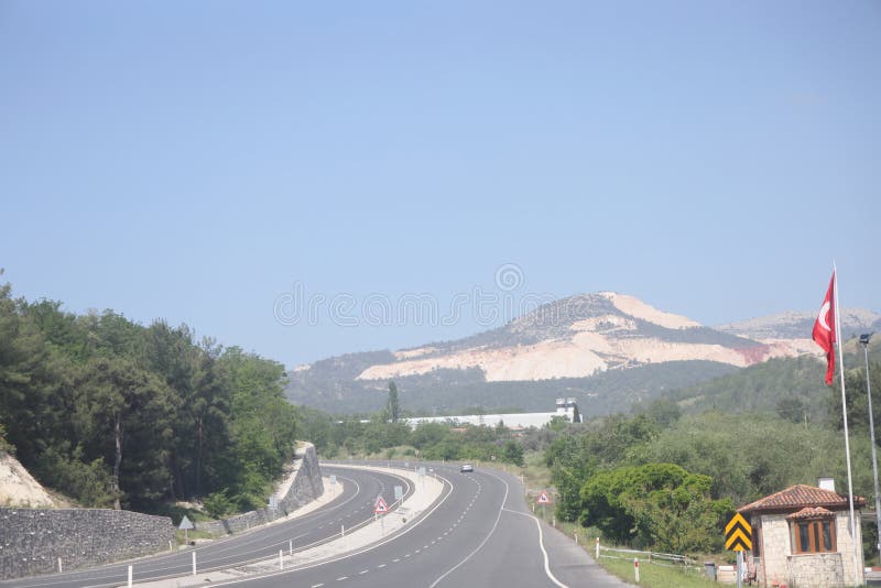 Turkey Highways, Mountain Road Overlooking Valley, Turkey 2023, 3 Stock ...