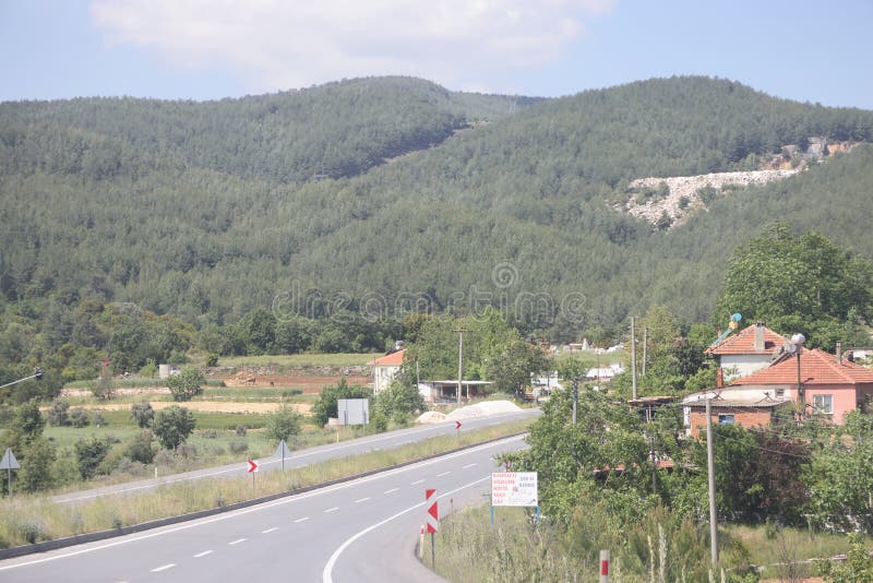 Turkey Highways, Mountain Road Overlooking Valley, Turkey 2023, 3 Stock ...