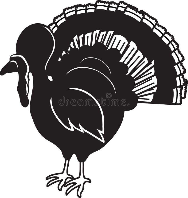 Turkey bird icon stock vector. Illustration of icon - 130553528