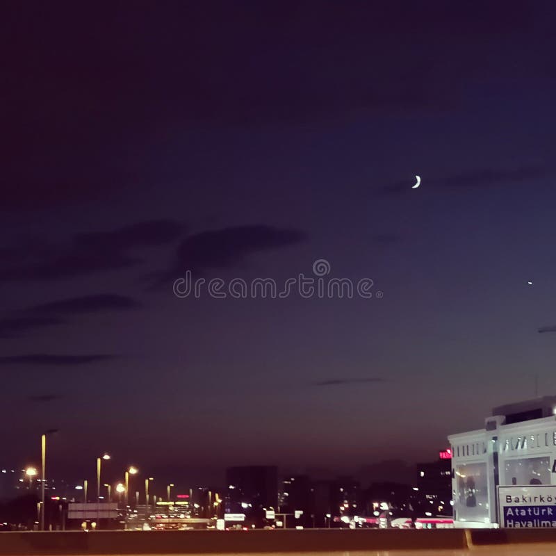 Turkey late night view stock photo. Image of tower, skyscraper - 253744156