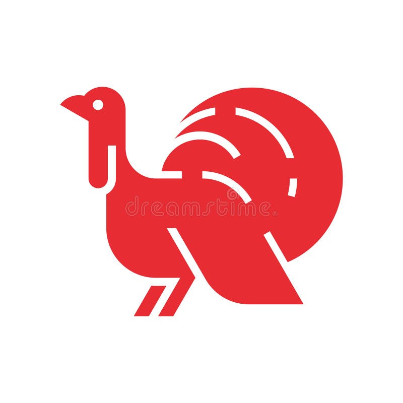 Turkey Logo stock vector. Illustration of graphic, feather - 273979513