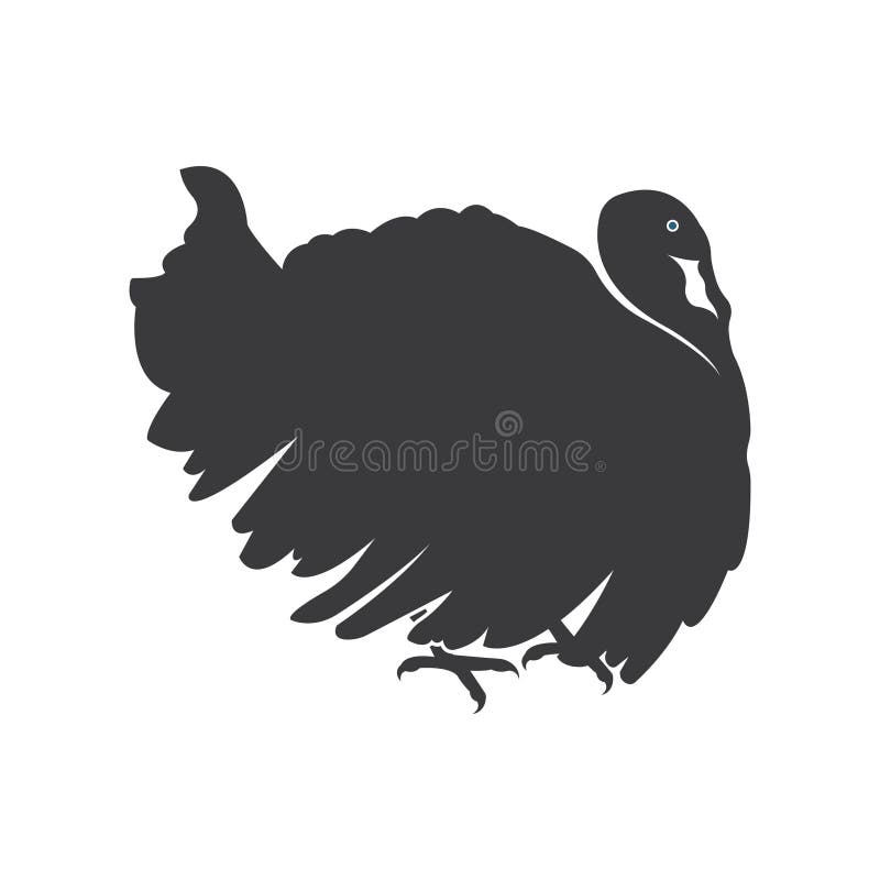 Turkey Logo Vector Design Template, Silhouette Turkey Logo Stock ...