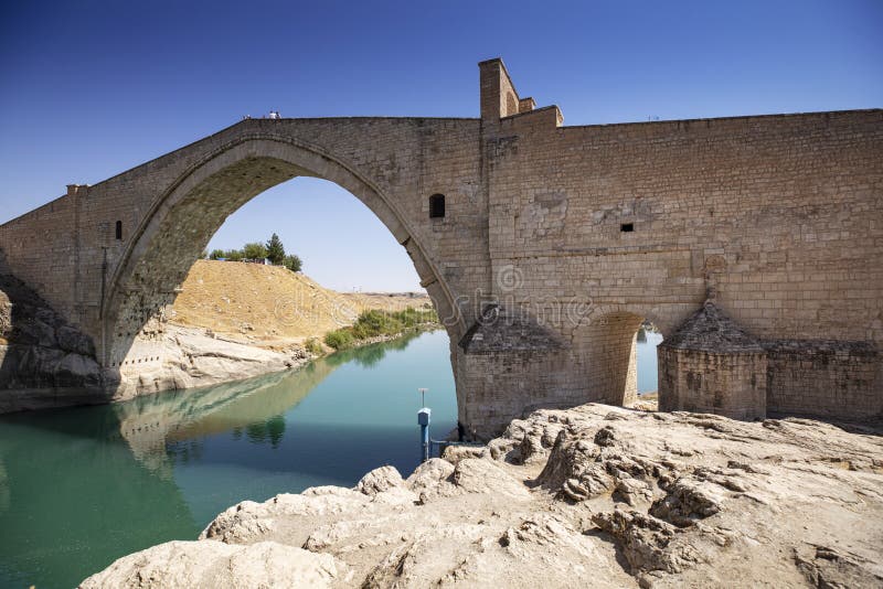 Turkey. the Malabadi Bridge on the Batman Stock Photo - Image of built ...