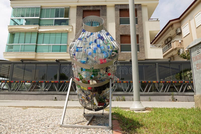 Turkey.Manavgat-June 2018. Plastic Bottles in the Container . Separate ...