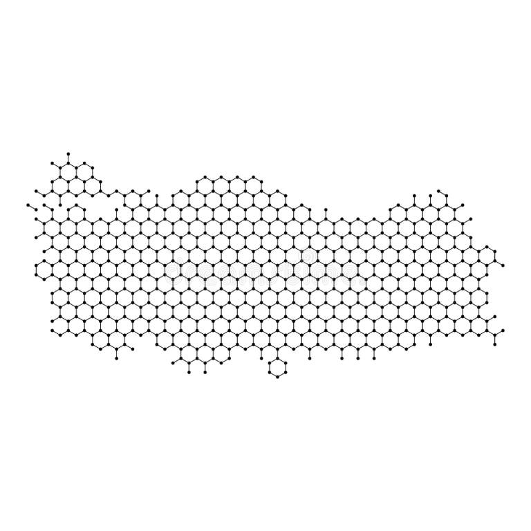 Honeycomb Vector Map Points Black Stock Illustrations – 72 Honeycomb ...