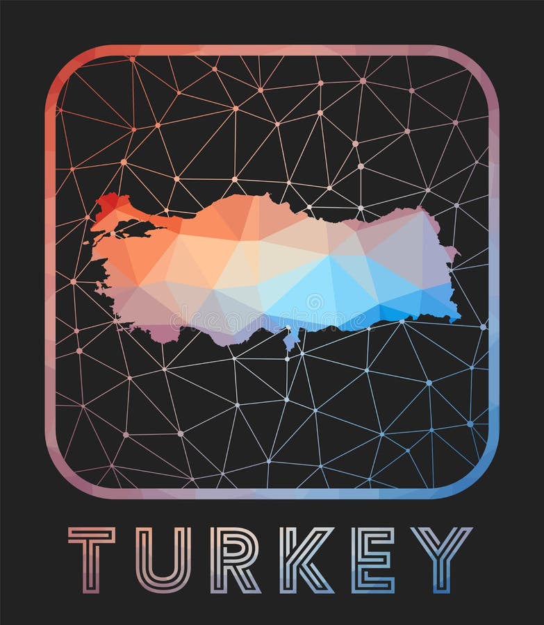 Turkey map design. stock vector. Illustration of ankara - 179542469