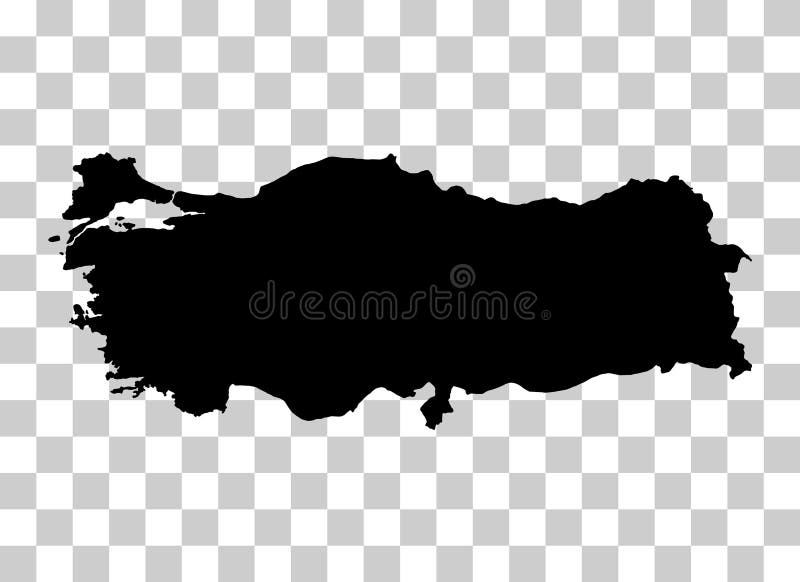 Turkey Map Symbol Shape, Travel Web Flat Concept Icon Symbol Vector ...