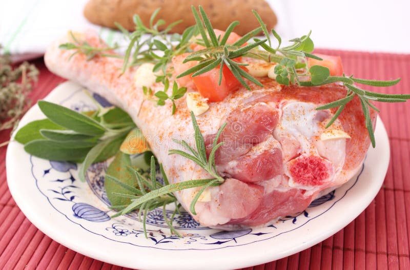 Turkey Meat stock photo. Image of paprika, meat, sage - 69224064