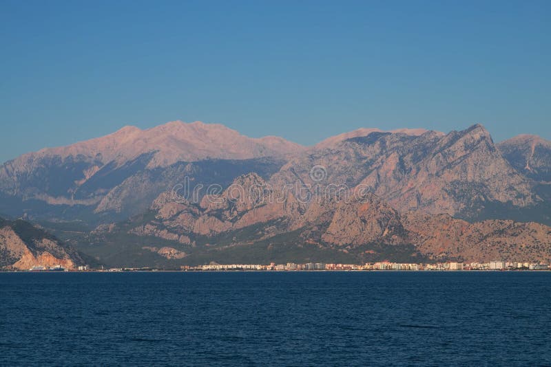 Turkey Mountains stock image. Image of seaside, warm - 17023357