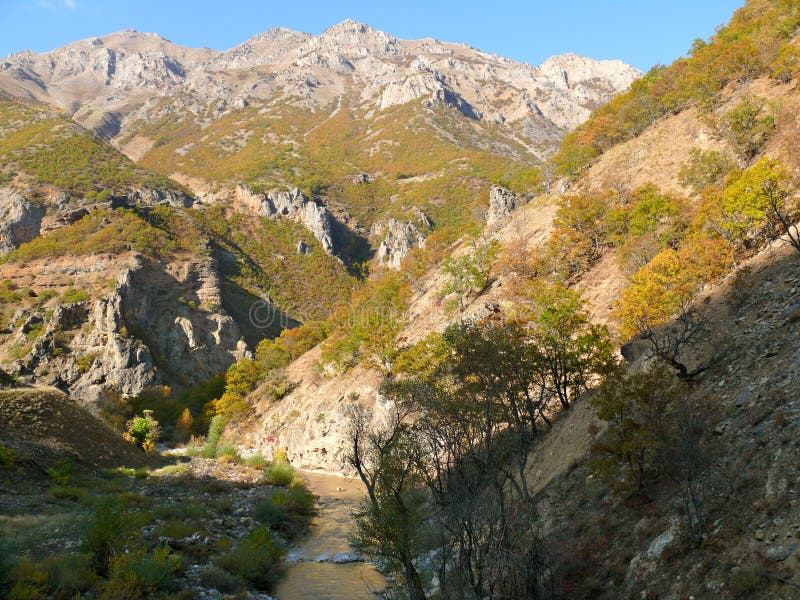 Turkey. Mountains. the Mountain River Stock Image - Image of autumn ...