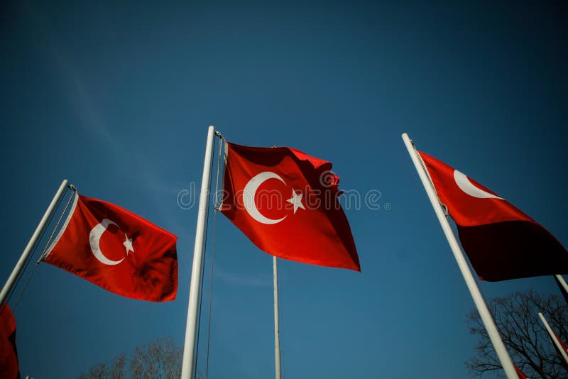 Turkey national flags stock image. Image of star, travel - 105241451