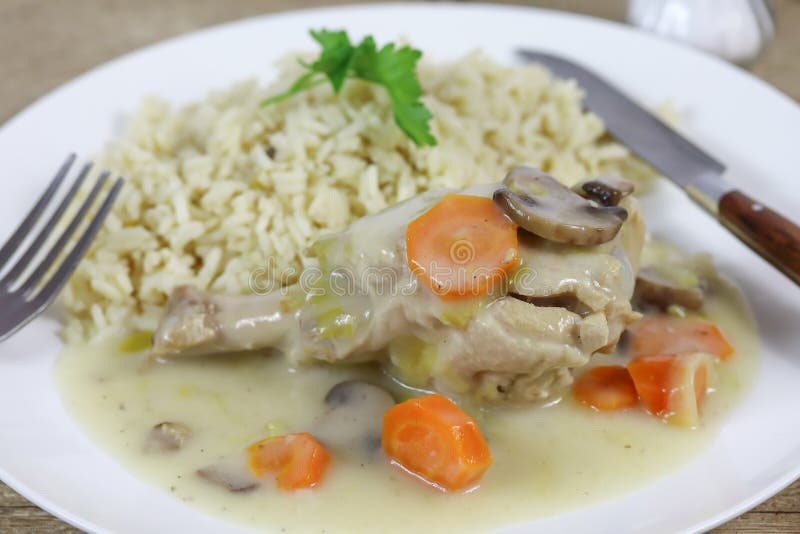 Turkey and rice stew stock photo. Image of recipe, france - 177824118