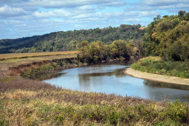 Turkey River stock photo. Image of foliage, nature, northeast - 45069348