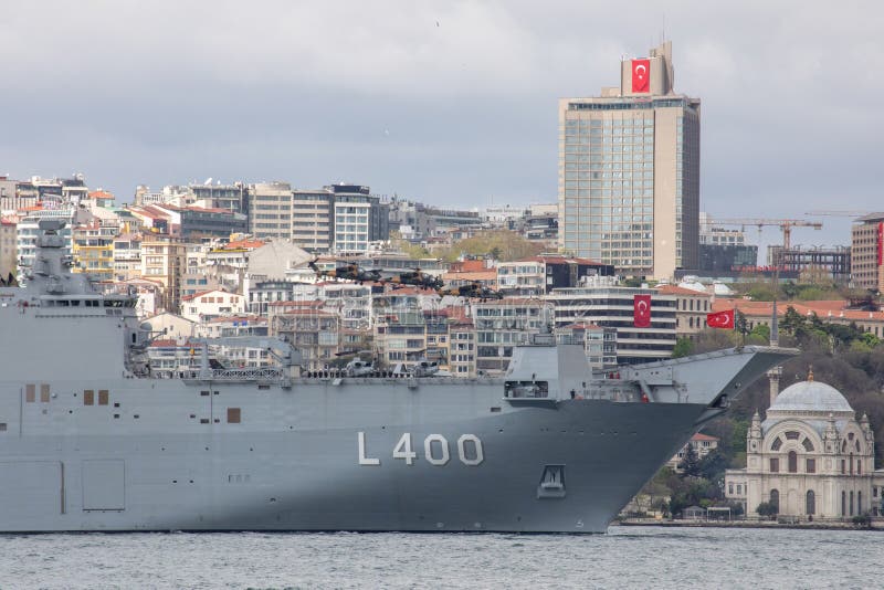 Tcg Anadolu Turkish Warship Stock Photos - Free & Royalty-Free Stock ...