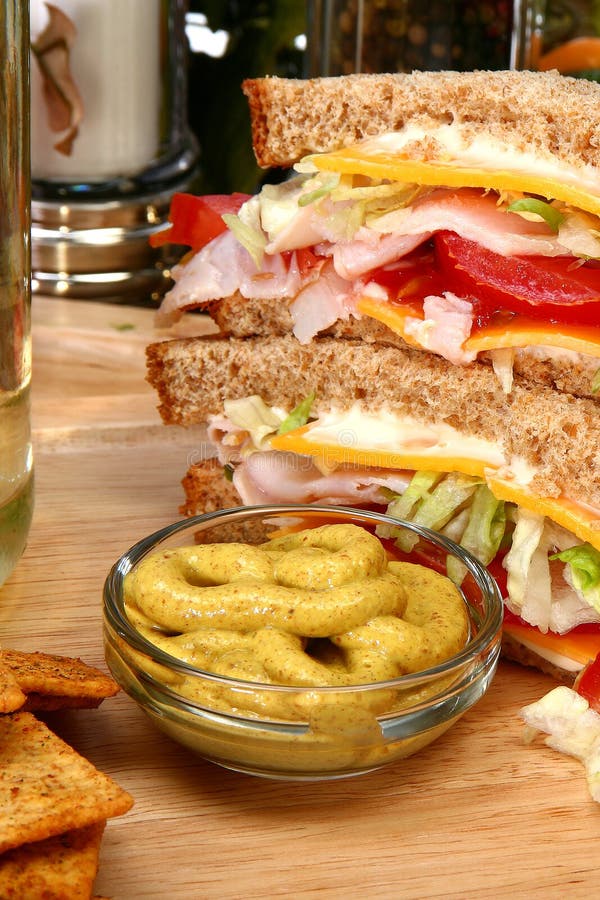 Turkey Sandwhich In Kitchen Picture. Image: 5535663