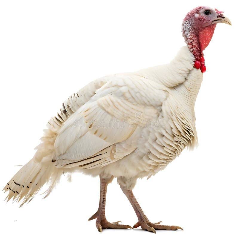 Turkey Standing Tall and Alert with Vibrant Plumage, Set Against a ...