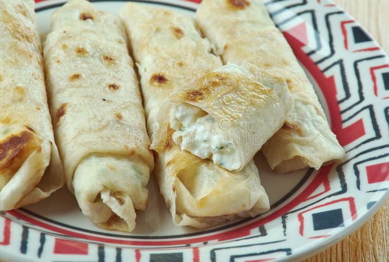 Turkey Stuffed Cheese Pastries Stock Image - Image of closeup, boregi ...