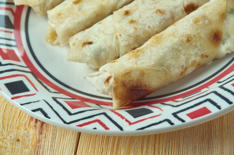 Turkey Stuffed Cheese Pastries Stock Photo - Image of closeup, boreq ...