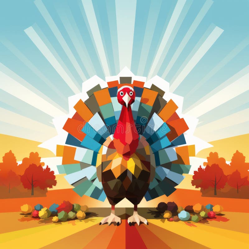 Turkey Thanksgiving Vector Illustration Stock Illustration ...