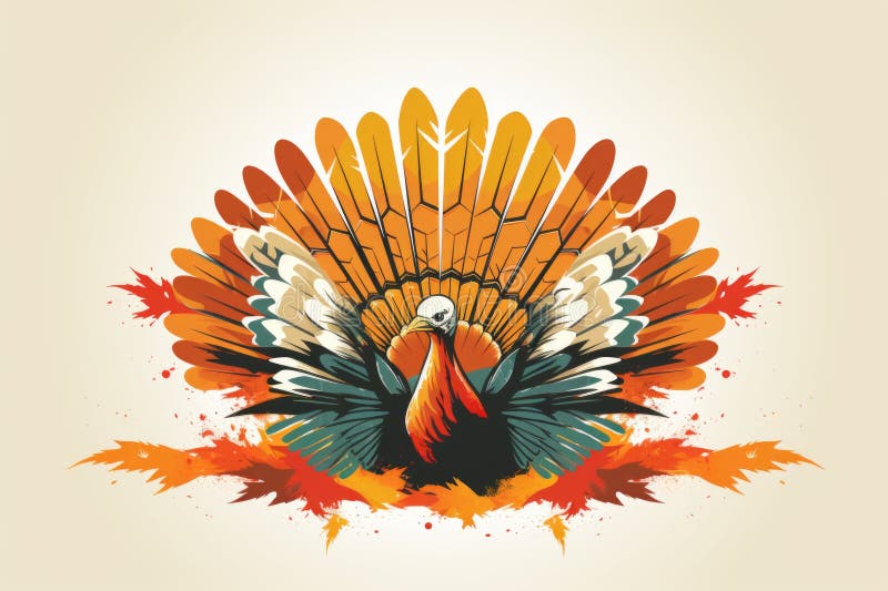 Turkey Thanksgiving Vector Illustration Stock Illustration ...
