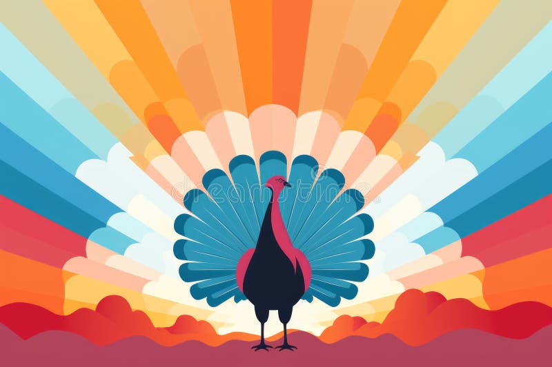 Turkey Thanksgiving Vector Illustration Stock Illustration ...