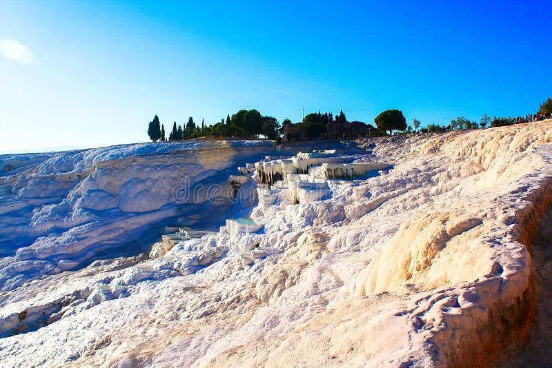 Turkey Travertine stock photo. Image of turkey, pamukkale - 86238316