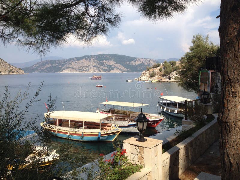 Turkey Turunc Beach and Bay Editorial Photo - Image of turunc, water ...