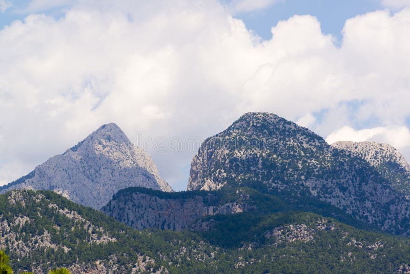 Turkey, View a Peaks of the Taurus Mountains Stock Photo - Image of ...